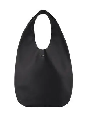 A.p.c. Le Neige Leather Shoulder Bag - Black