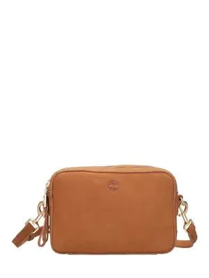Timberland Nubuck Leather Bag - Leather Brown