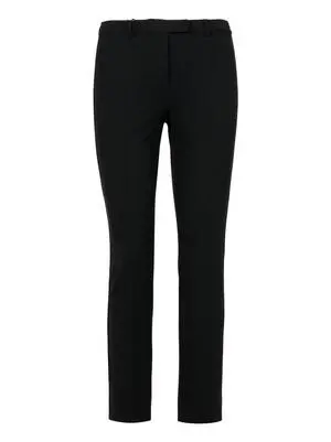 Max Mara Flared Ankle-length Trousers - Black
