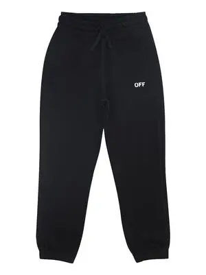 OFF WHITE Off-White Logo Tapered Leg Sweatpants