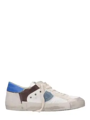 Philippe Model Vintage Effect Sneakers - Beige+marrone