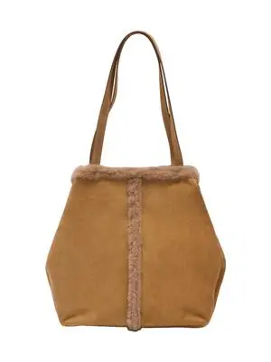 Vanessa Bruno Gm Shopper Bag In Leather - Brown