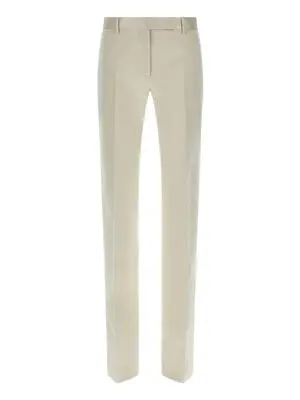 TOM FORD Duchesse Tailored Trousers - Beige