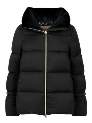 Herno Goose Down Padded Coat - Black