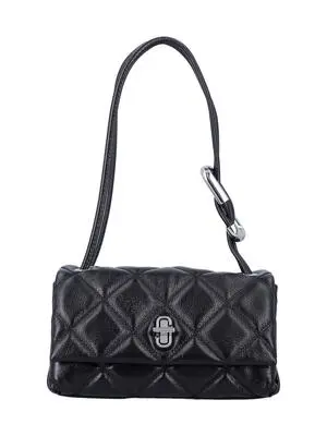 Marc Jacobs Quilted Mini Dual Shoulder Bag - Black
