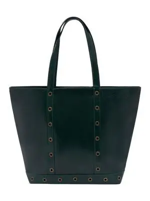 Vanessa Bruno Leather Shopper Bag - Green
