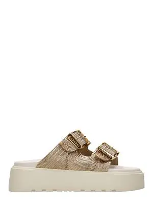 Casadei Platform Sandals - Golden
