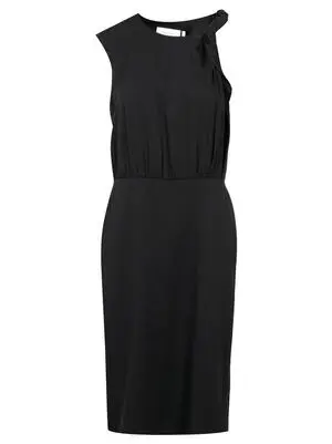 Sportmax Sleeveless Silk Dress - Black