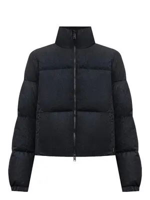 Woolrich Printed Wool Down Jacket - Black