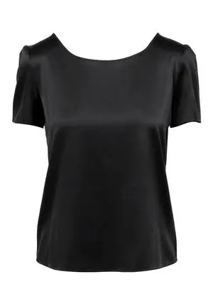 PENNY BLACK Silk Satin Top - Black