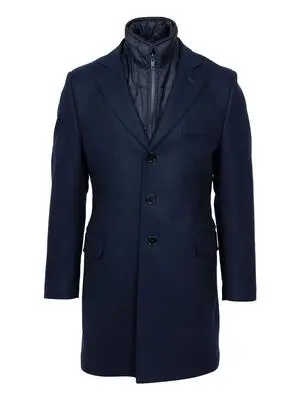FAY Wool And Cashmere 3-in-1 Coat - Blue