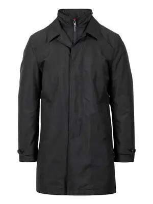 FAY Technical Fabric Coat - Black