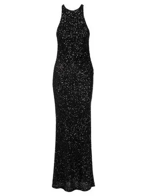 ANIYE BY Sequin Gown - Black