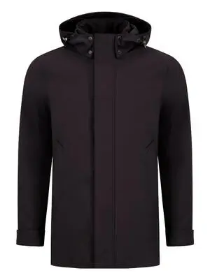Woolrich Soft Shell Barrow Mac Coat - Black
