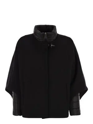 FAY Double Cape - Black