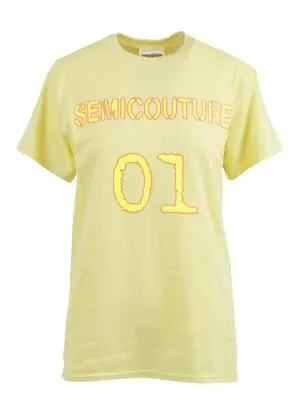 SEMICOUTURE T-shirts And Polos - Yellow