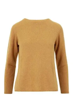 Max Mara Wool Crew Neck Sweater - Dark Yellow