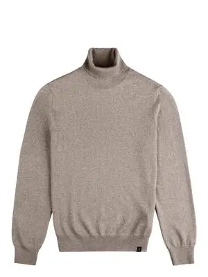 FAY Wool Turtleneck Sweater - Beige