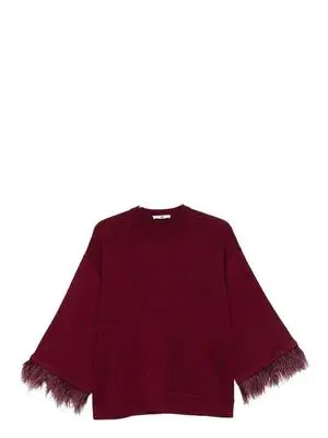 TWINSET Long Sleeve Sweater - Red
