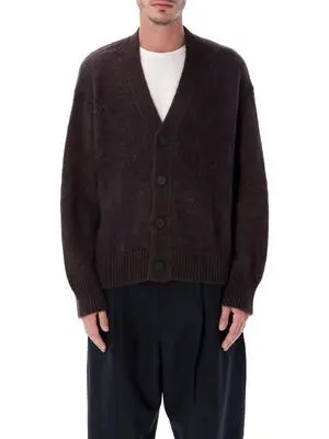 Studio Nicholson Trey Mohair Cardigan - Brown