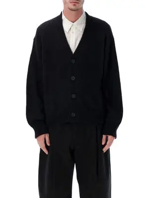 Studio Nicholson Trey Superkid Mohair Cardigan - Black