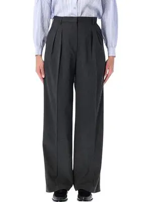 SESSUN Emilio Trousers - Greysand