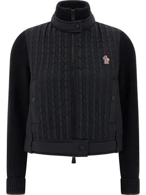 Moncler Tricot Knit Cardigan - Black