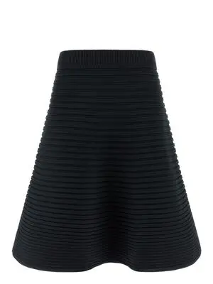 Issey Miyake Bounce Knit Midi Skirt - Green