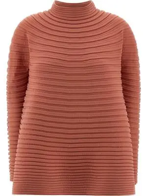 Issey Miyake Bounce Knit Top - Pink
