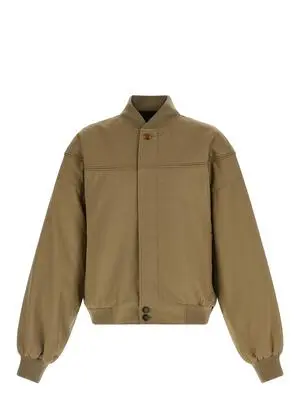 WILLY CHAVARRIA Gas Station' Bomber Jacket - Beige