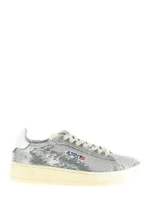 AUTRY Dallas 'bloom' Sneakers - Silver