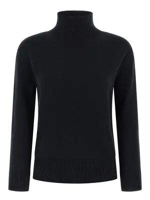 Max Mara Quercia Cashmere Turtleneck Sweater - Blue