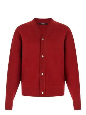 Jacquemus Le Cardigan Doppio Cardigan - Red