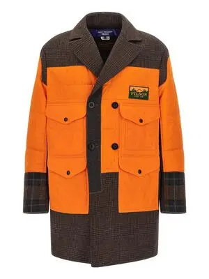 Junya Watanabe Junya Watanabe X Filson Patchwork Long Coat Multicolor