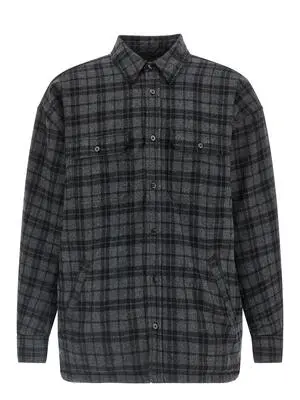 WILLY CHAVARRIA Padded Overshirt - Gray