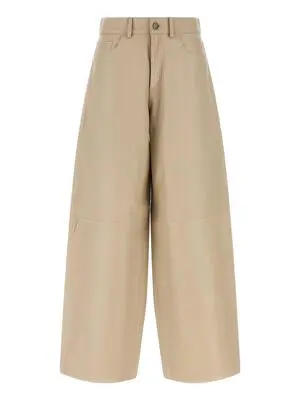 HAIKURE Bethany Nappa Pants - Beige