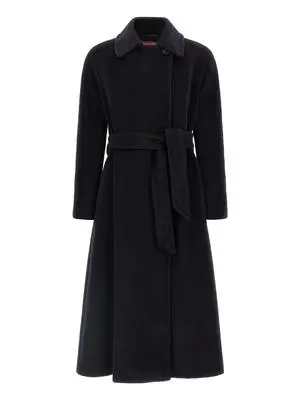MAX MARA Tenzone Virgin Wool Double-Breasted Coat