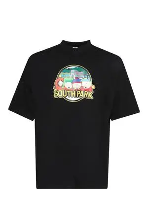 Vetements Southpark Oversized Tee - Black