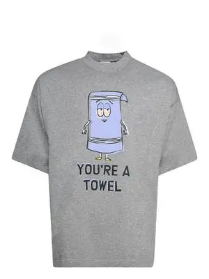 Vetements I'm A Towel Oversized Tee Melange - Grey