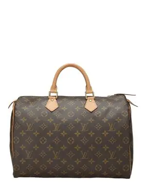 LOUIS VUITTON Monogram Speedy 35 - Brown