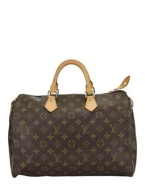 LOUIS VUITTON Monogram Speedy 35 - Brown