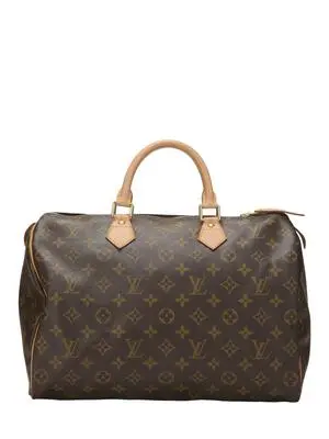LOUIS VUITTON Monogram Speedy 35 - Brown