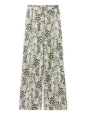 Claudie Pierlot Printed Drawstring Trousers - Neutrals