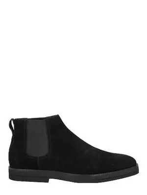 DOUCAL'S Leather Ankle Boots - Black