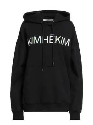 KIMHEKIM Cotton Logo Hoodie - Black