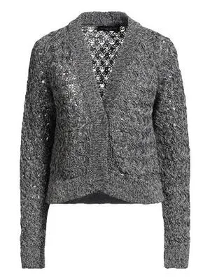Fabiana Filippi Knitted Cardigan With Snap Fastenings - Blue