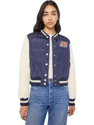 MOTHER The Letterman Jacket Second String - Navy