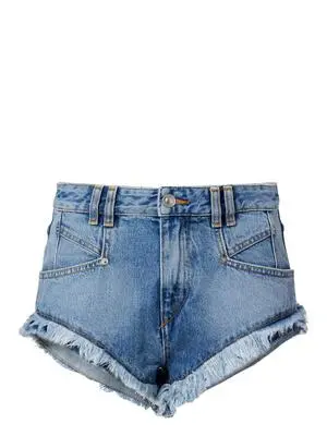 Isabel Marant Étoile Eneidala Denim Shorts - Blue