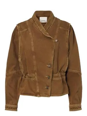 Isabel Marant Étoile Dolie Denim Jacket - Brown