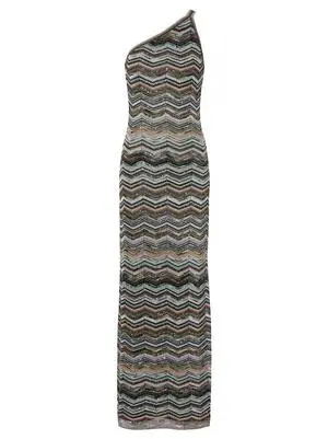 Missoni Zig-zag Lamé Maxi Dress - Multicoloured